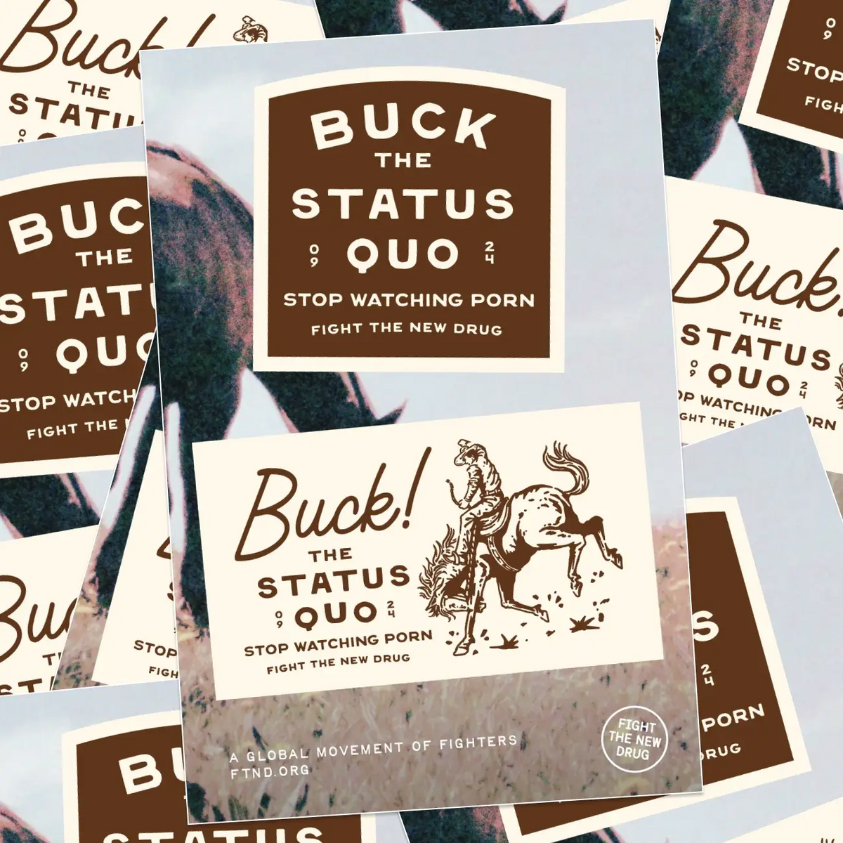 Buck The Status Quo Sticker Sheet – Fight the New Drug
