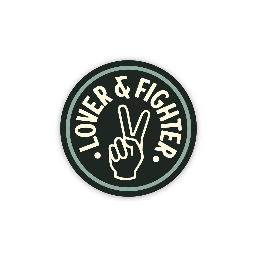 Lover & Fighter Sticker – Fight the New Drug